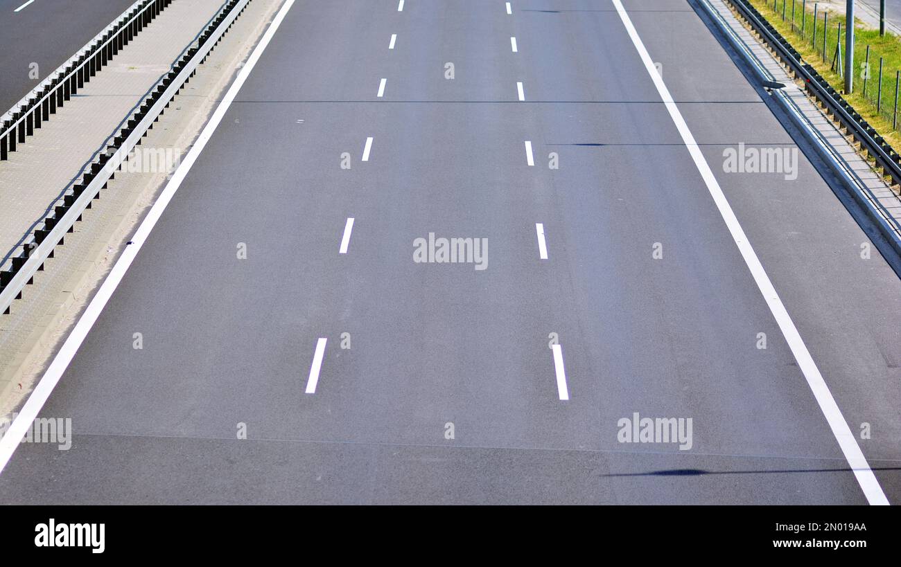 High-speed highway in city. Fast road, highway Stock Photo - Alamy