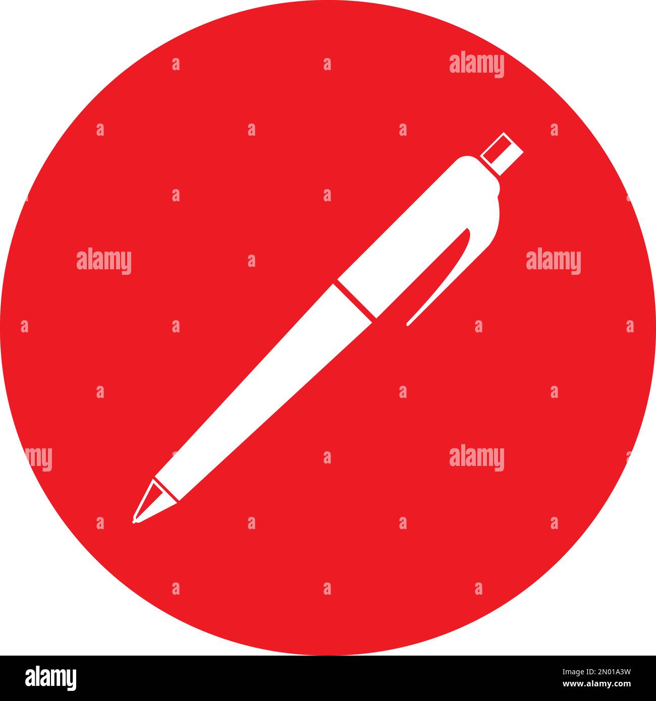 Pen icon vector illustration logo template for many purpose. Isolated ...