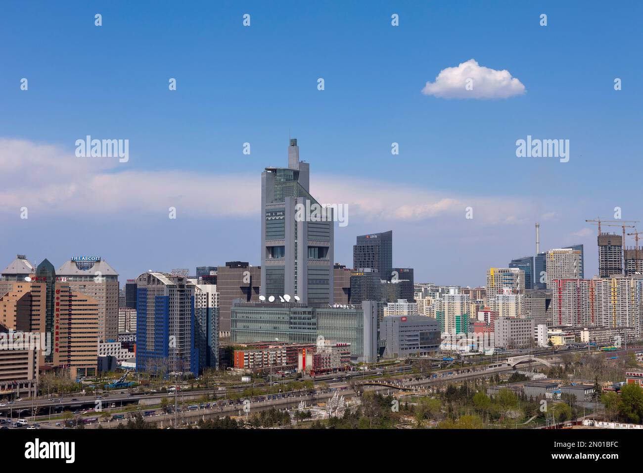 Beijing CBD, Beijing television station Stock Photo - Alamy