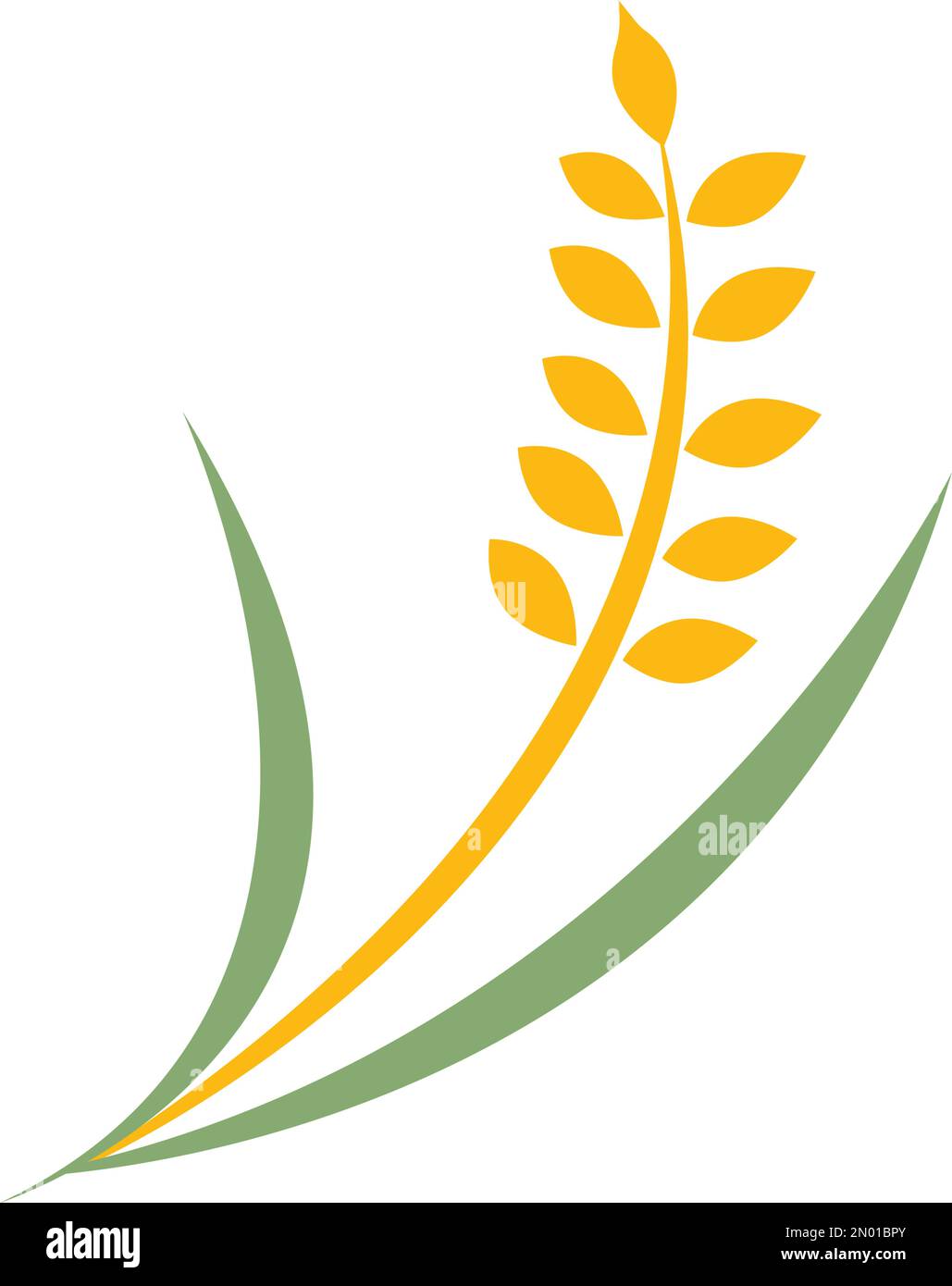 Agriculture wheat Logo Template vector icon design illustration Stock ...