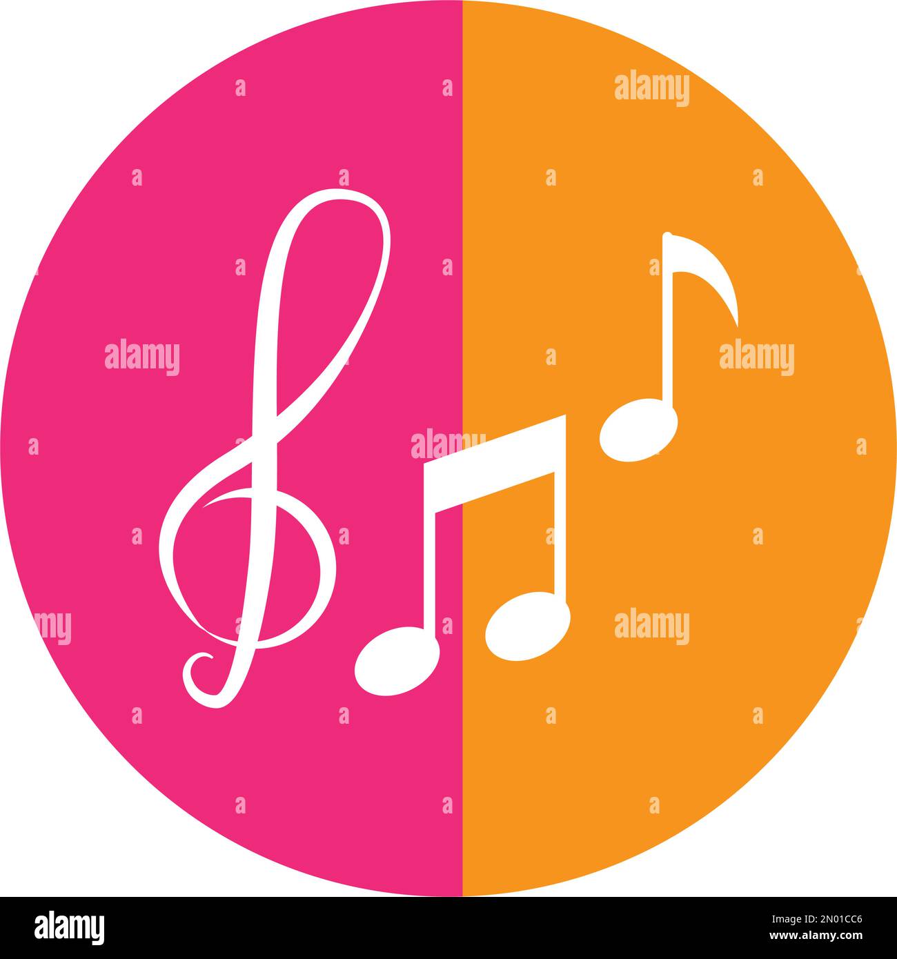 note music logo vector design illustration Stock Vector Image & Art - Alamy