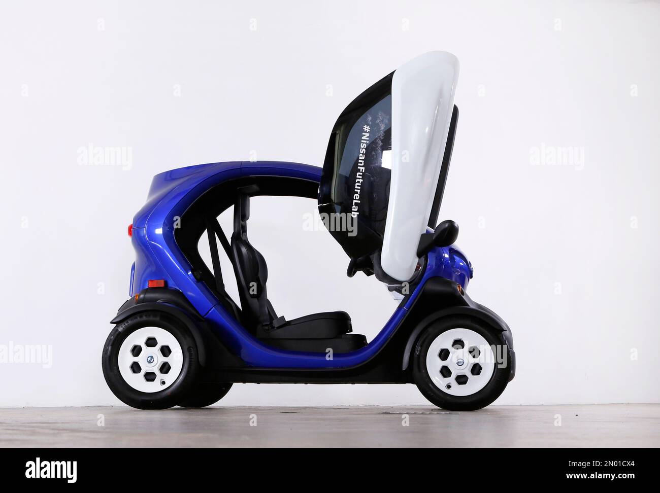 In this Monday, March 21, 2016, photo, the doors of the Nissan Micro ...