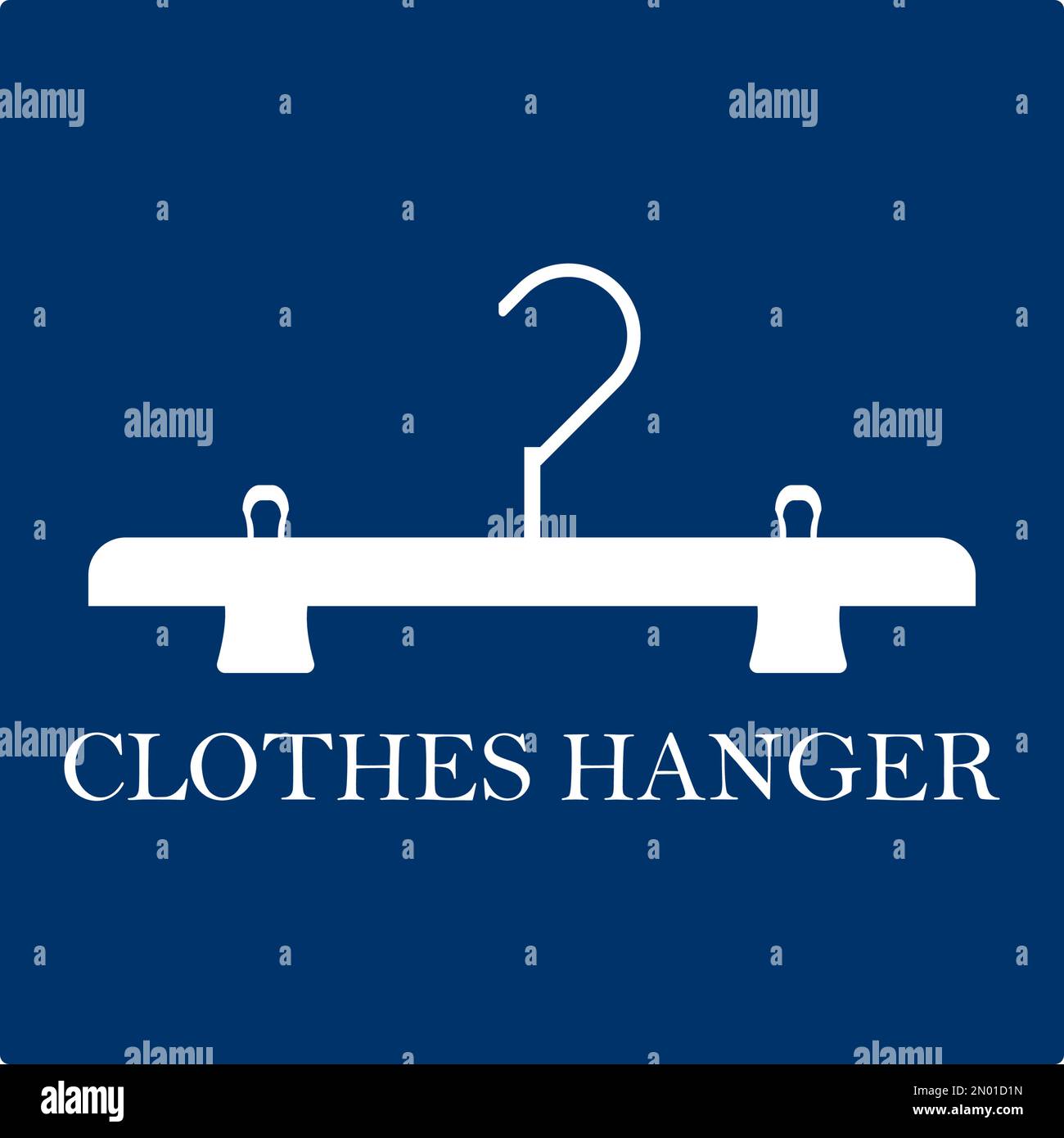 Clothes Hanger logo vector illustration design Stock Vector Image & Art ...