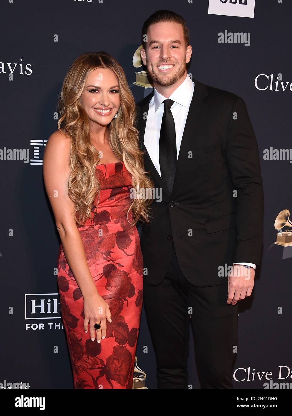 Beverly Hills, USA. 4th Feb 2023. Carly Pearce and Riley King arriving ...