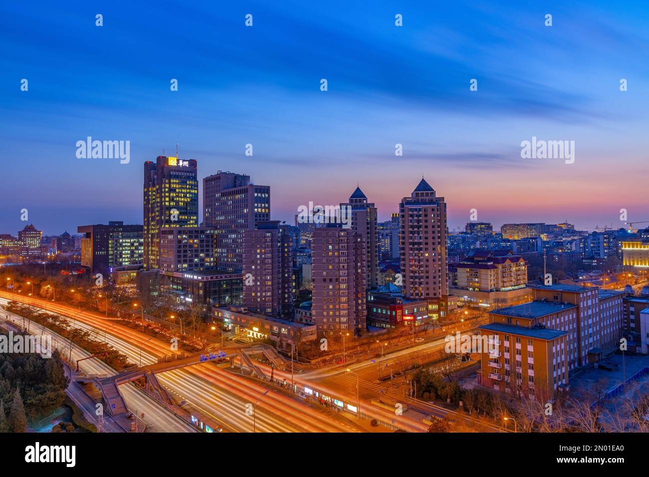 Night view ring roads hi-res stock photography and images - Alamy