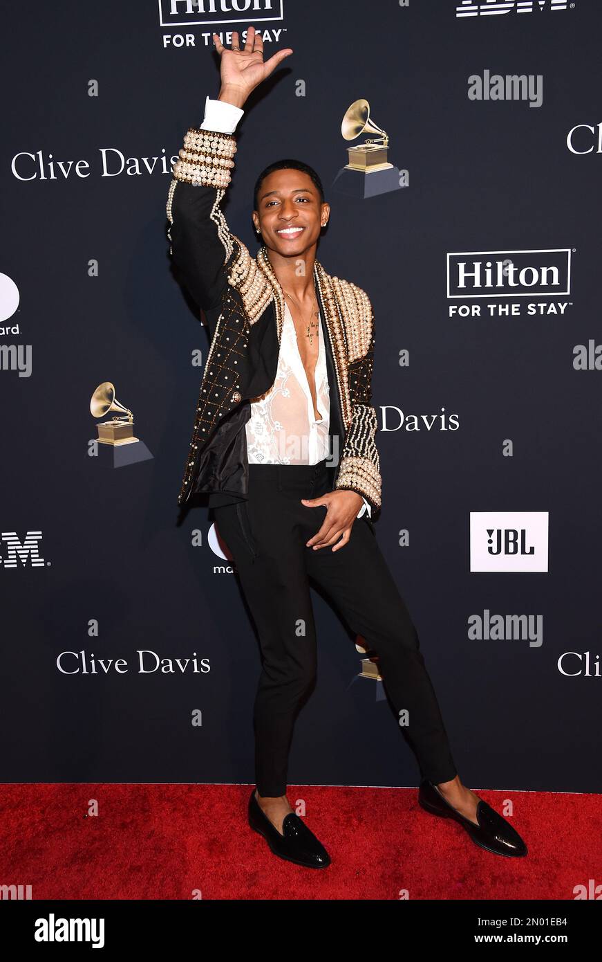 Beverly Hills, USA. 4th Feb 2023. Myles Frost arriving to the 2023 Pre ...