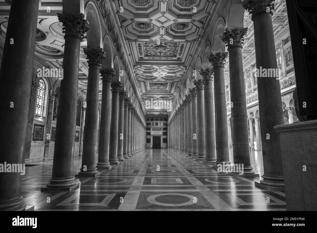 The Papal Basilica of Saint Paul Outside the Walls is one of the four ...