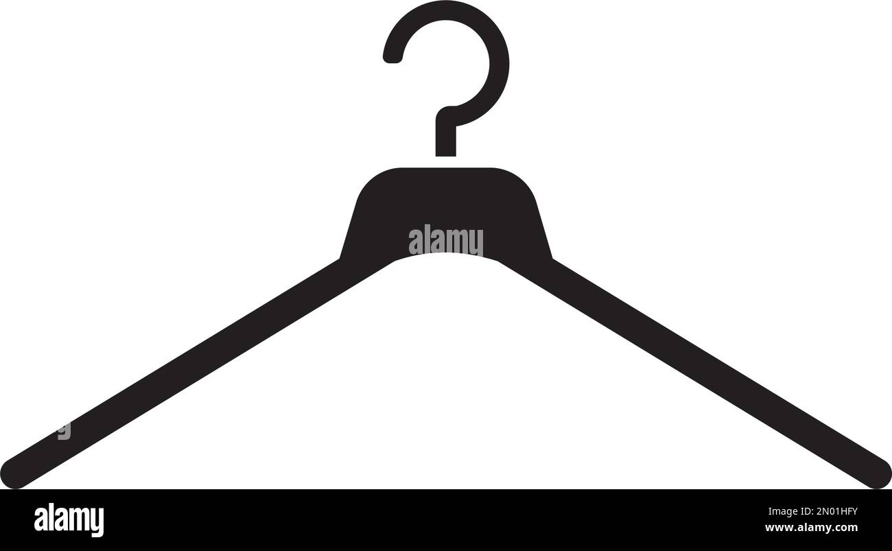 Hanger vector Black and White Stock Photos & Images - Alamy