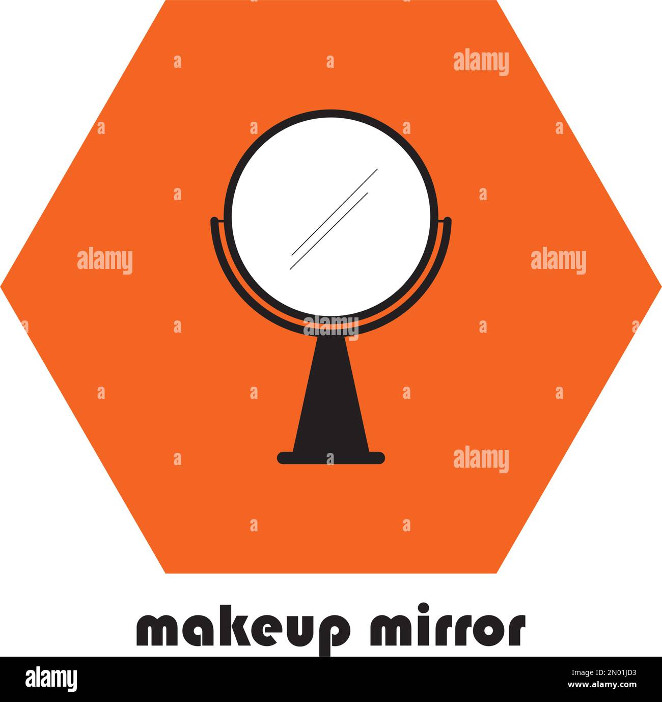 mirror logo vector icon design illustration Stock Vector Image & Art ...