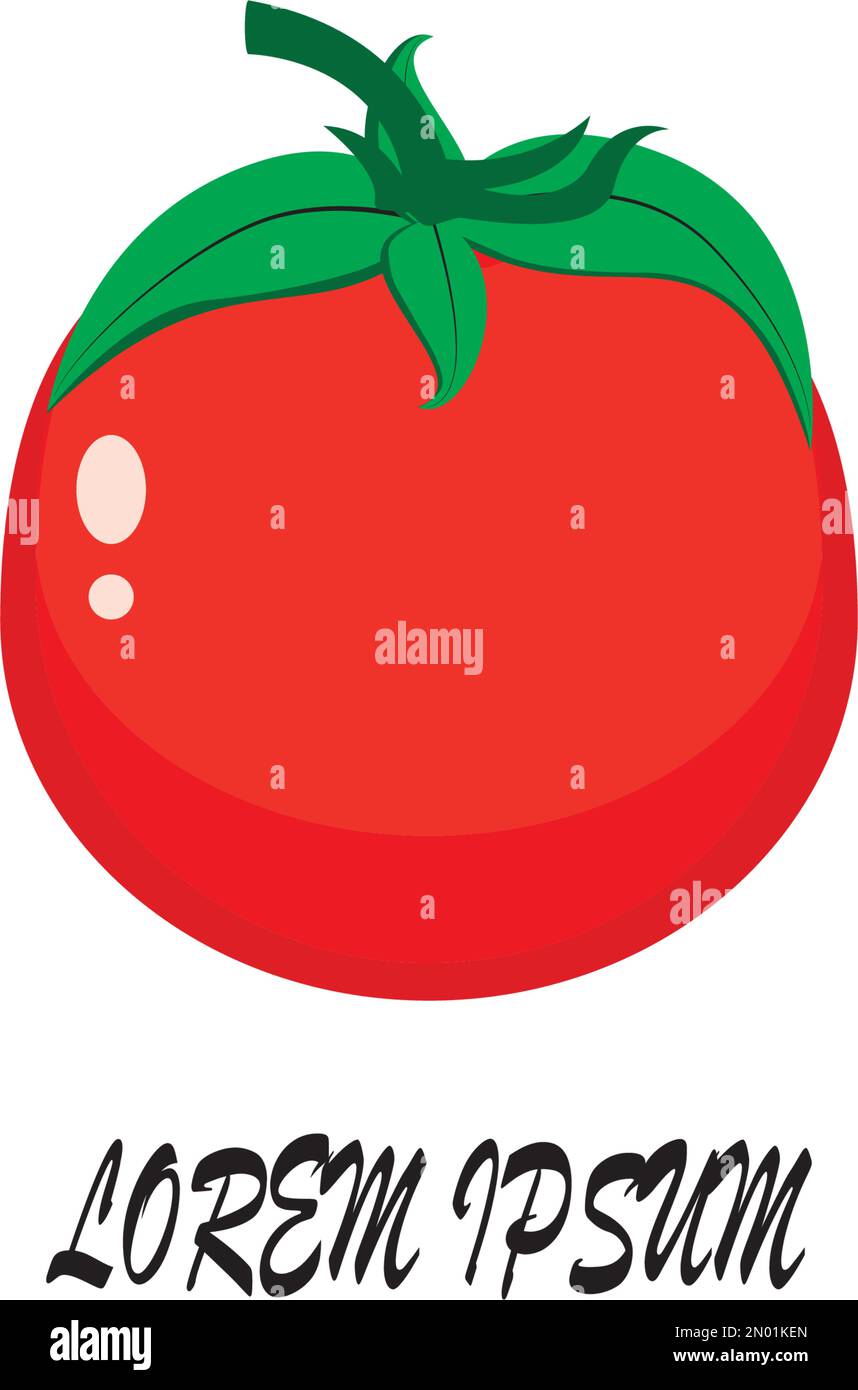 tomato logo vector illustration design Stock Vector Image & Art - Alamy