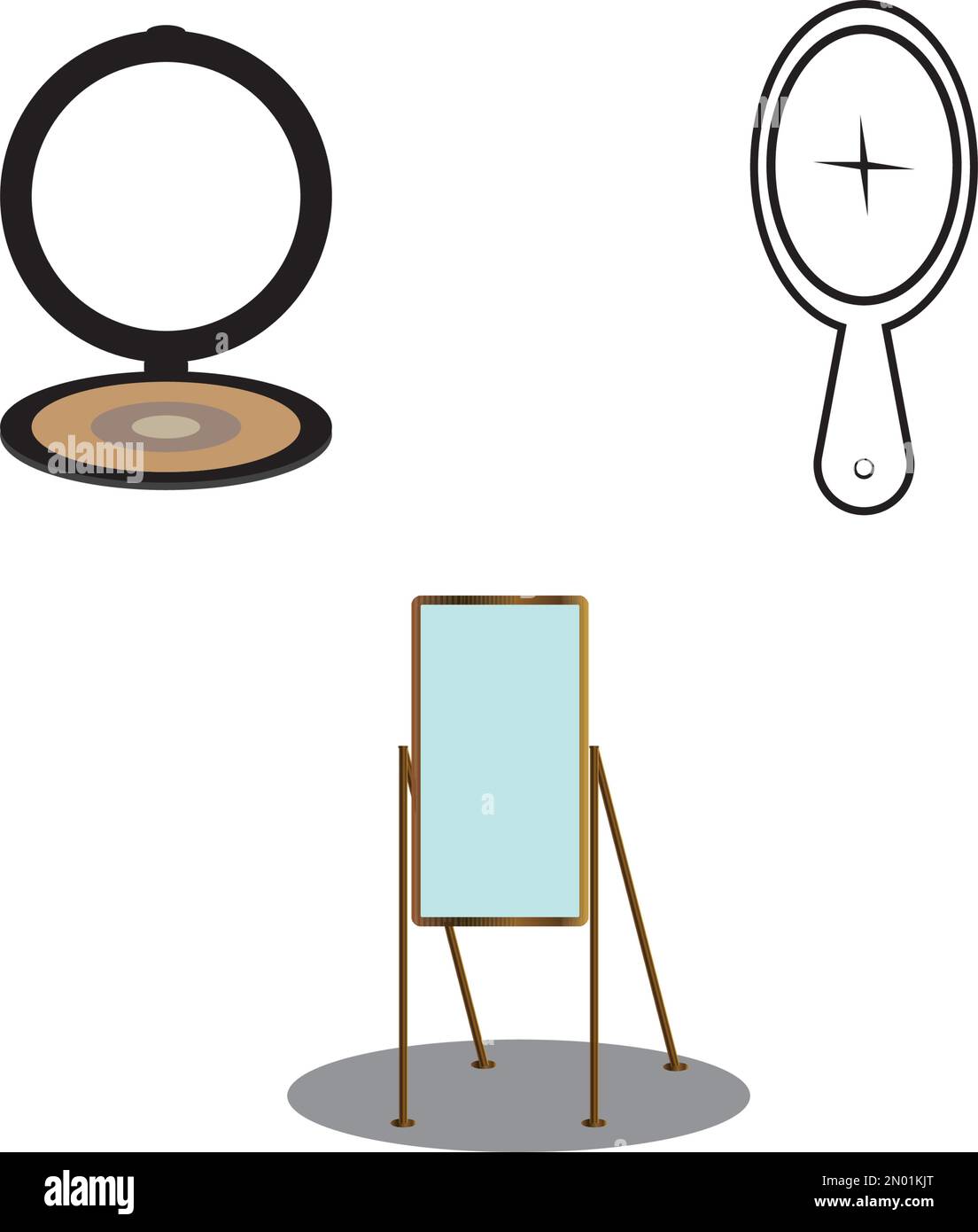 mirror logo vector icon design illustration Stock Vector Image & Art ...