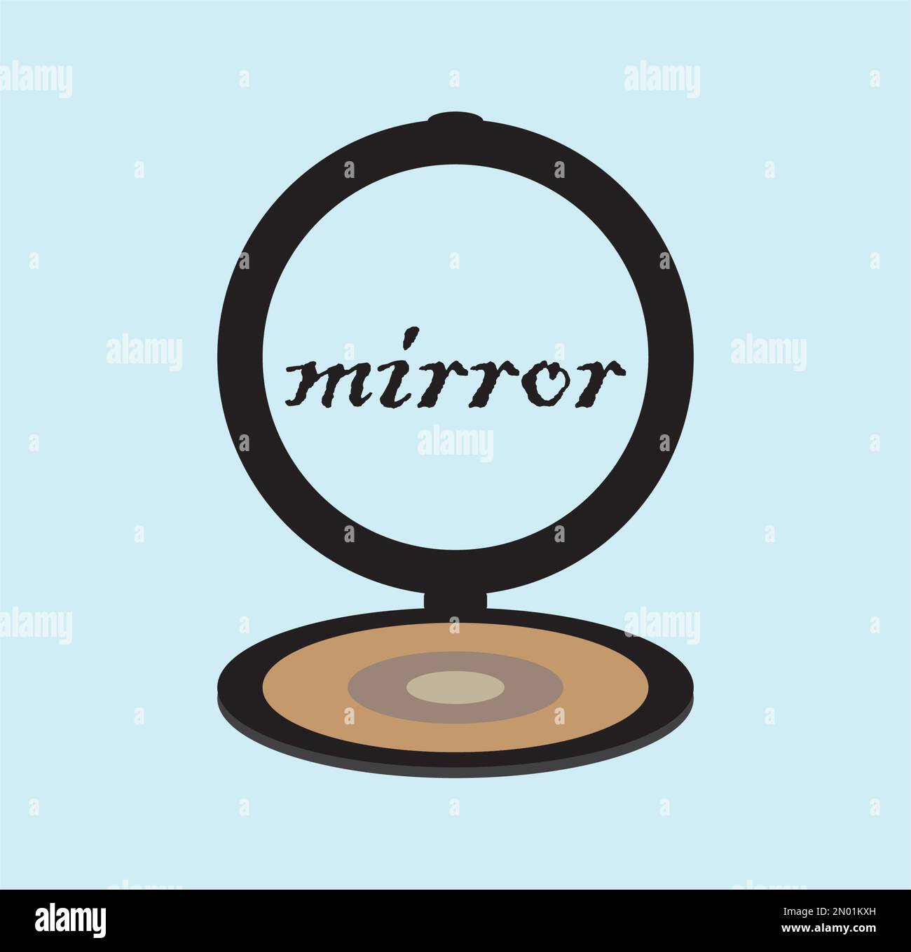 mirror logo vector icon design illustration Stock Vector Image & Art ...