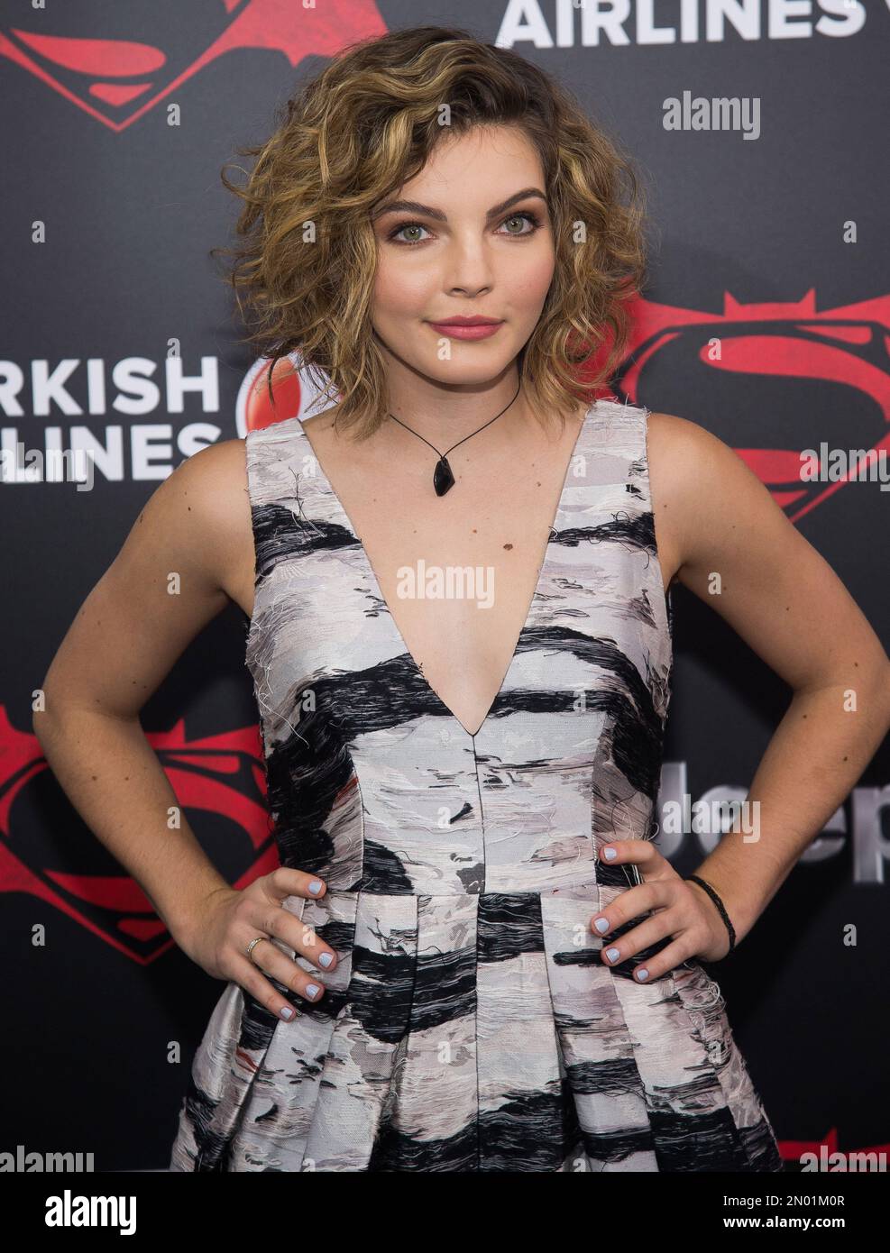 Camren Bicondova attends the premiere of "Batman v Superman: Dawn of ...