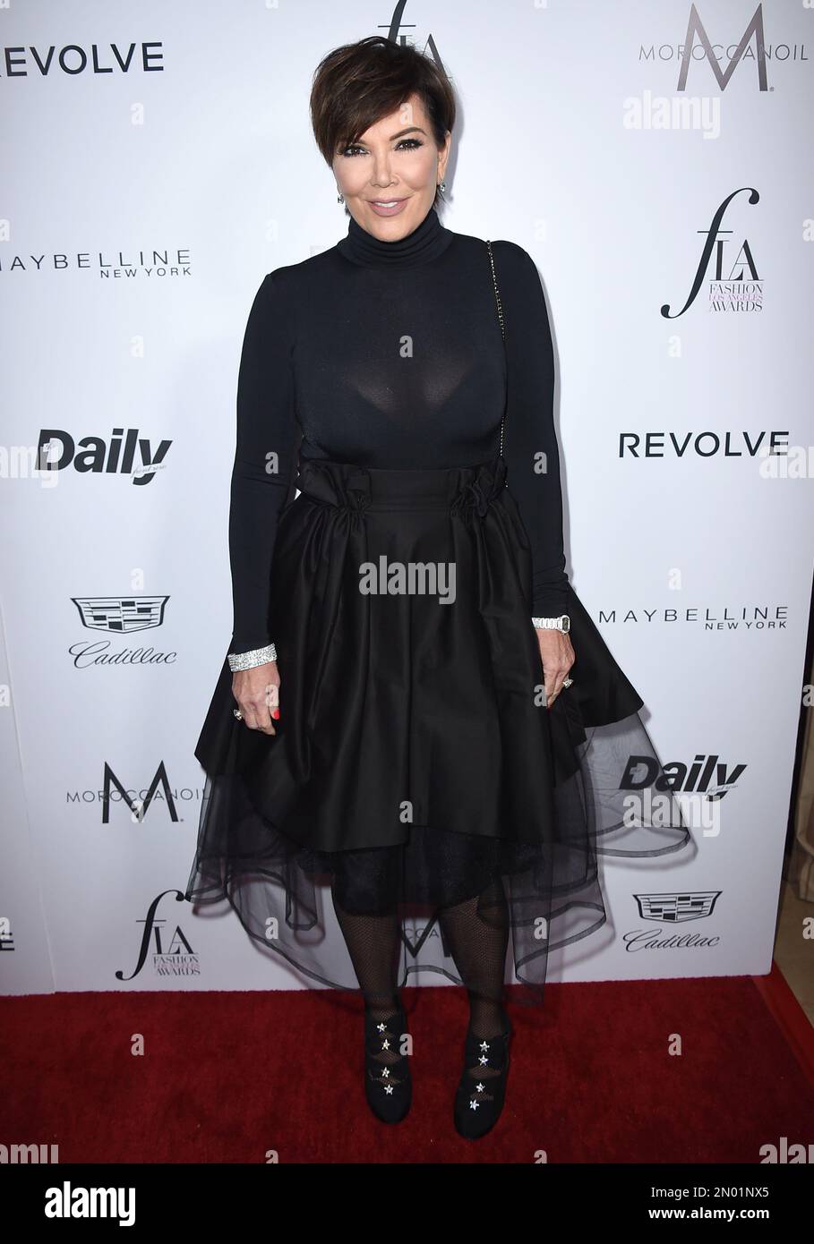 Kris Jenner arrives at Daily Front Row's Fashion Los Angeles Awards at ...