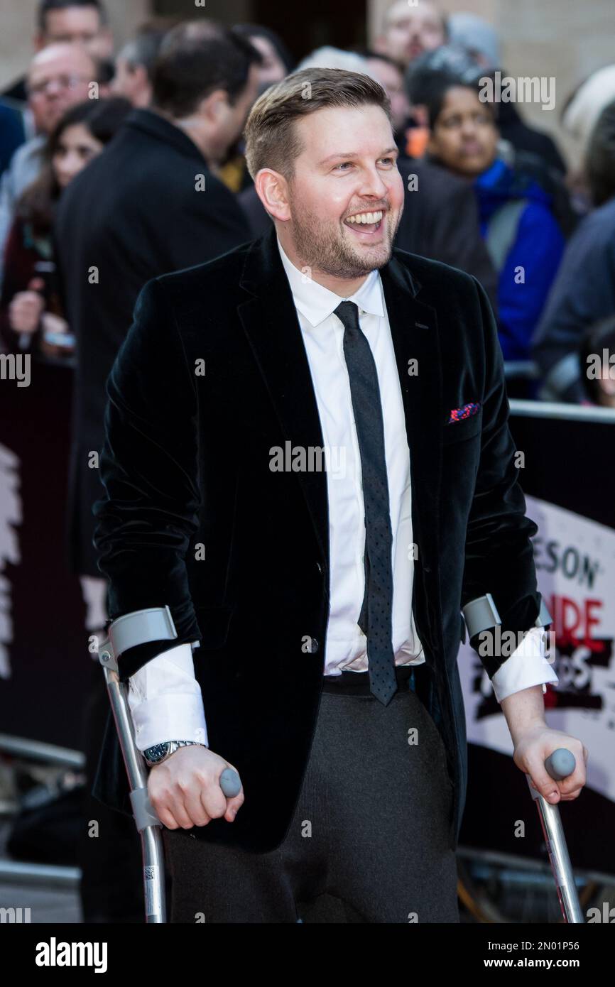 Greg McHugh poses for photographers upon arrival at the Empire Film ...