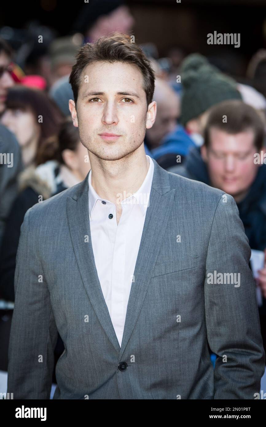Ben Lloyd Hughes poses for photographers upon arrival at the Empire ...