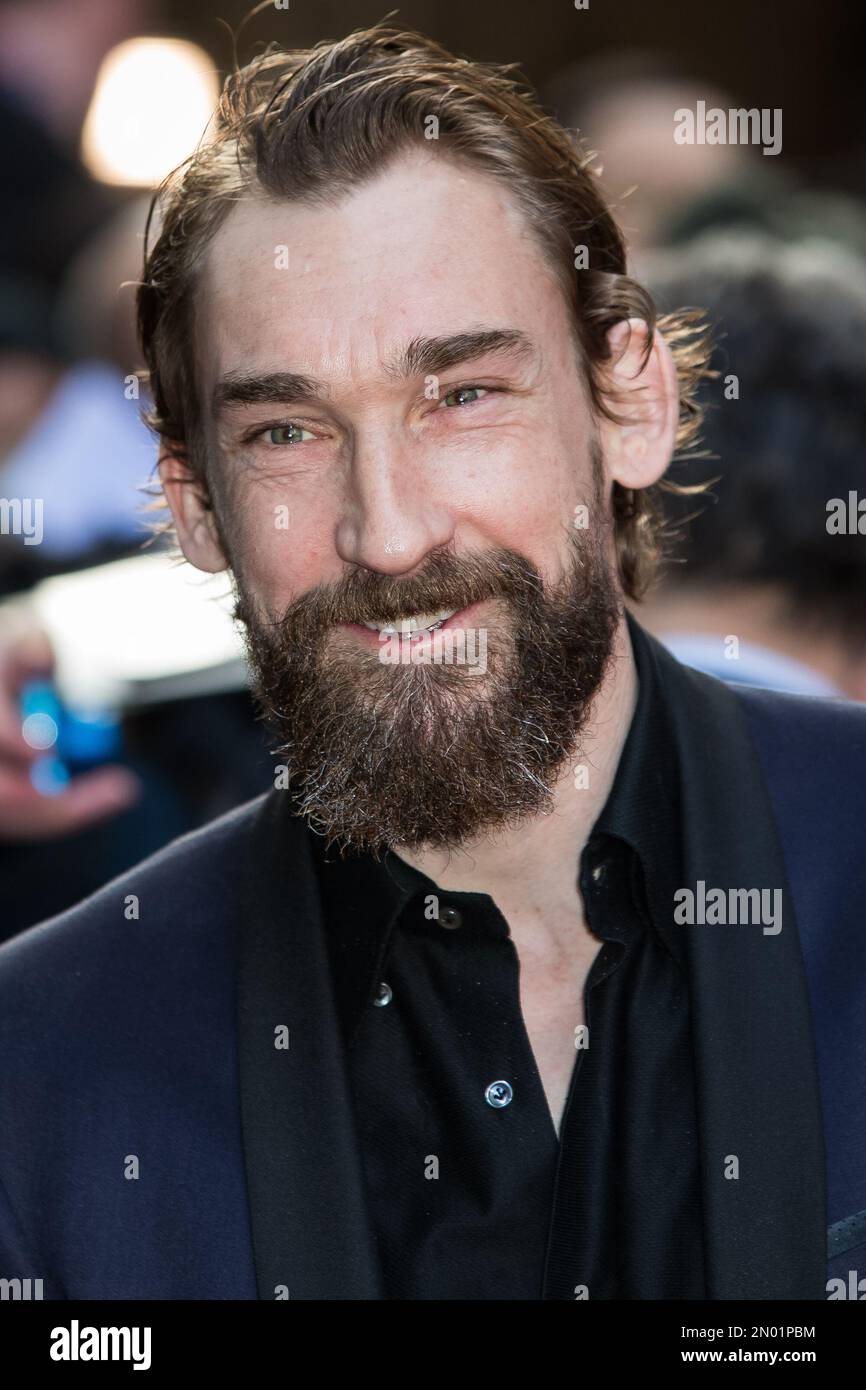 Actor Joseph Mawle poses for photographers upon arrival at the Empire ...