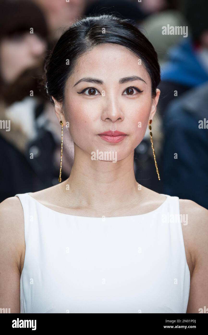 Jing Lusi poses for photographers upon arrival at the Empire Film ...
