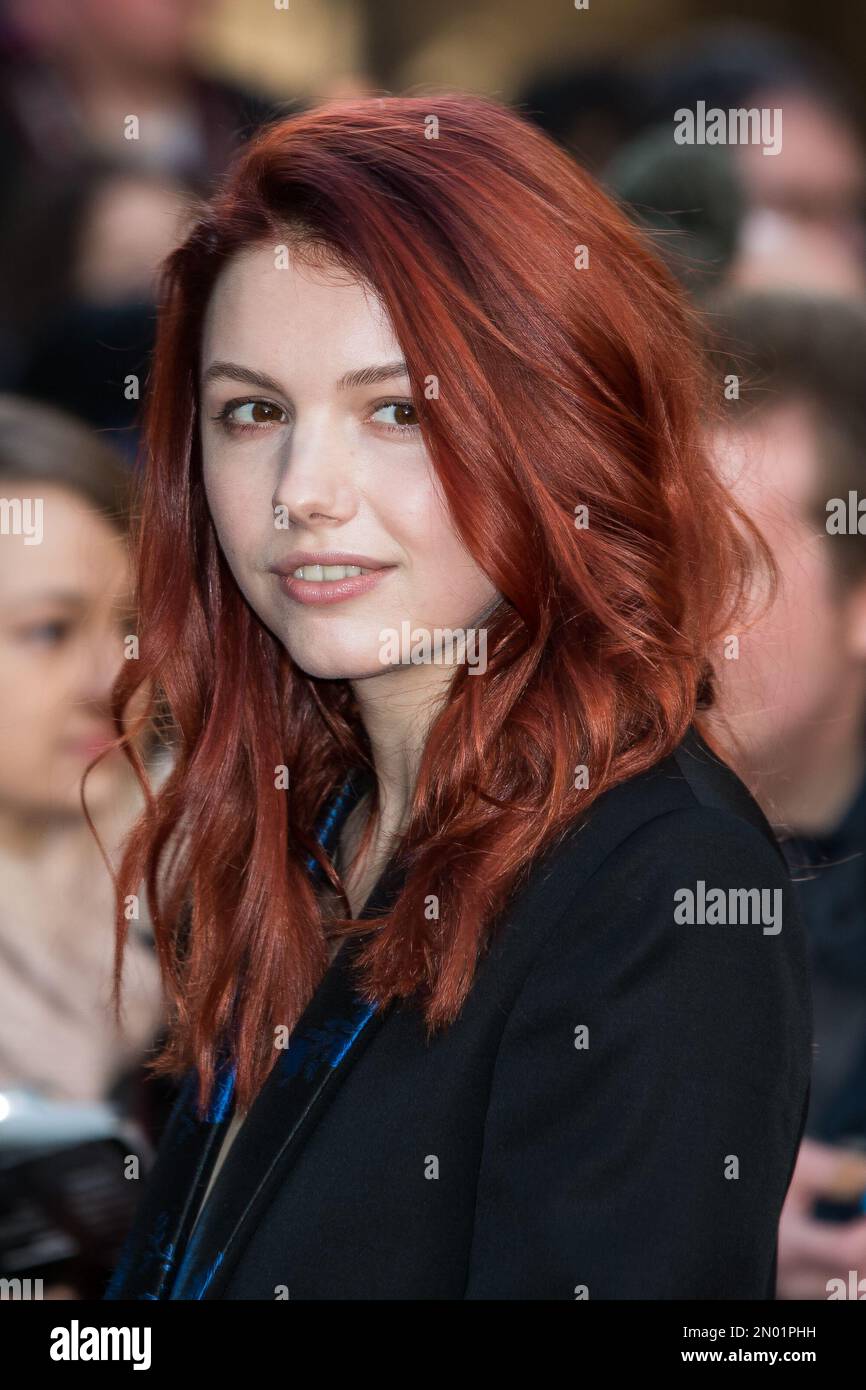 Hannah Murray poses for photographers upon arrival at the Empire Film ...
