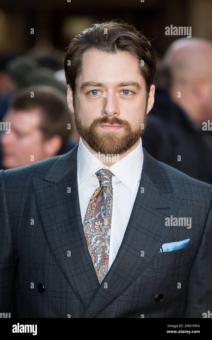Richard Rankin poses for photographers upon arrival at the Empire Film ...