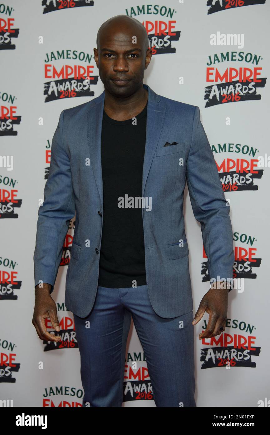 David Gyasi poses for photographers upon arrival at the 'Empire Film ...