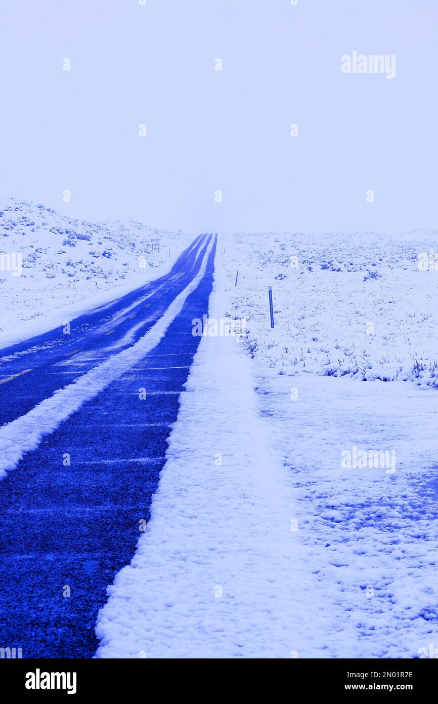 Dark clouds snowing winter hi-res stock photography and images - Alamy