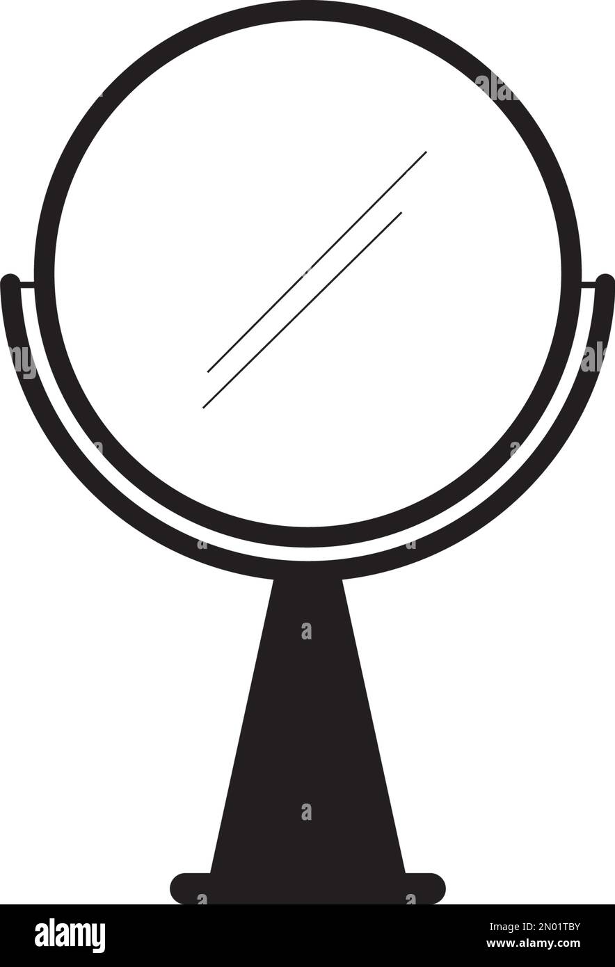 mirror logo vector icon design illustration Stock Vector Image & Art ...