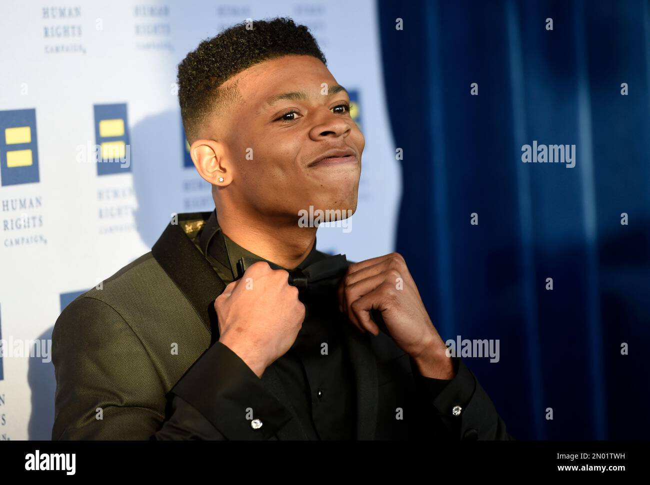 Actor Bryshere Y. Gray of the television series "Empire" poses at the ...
