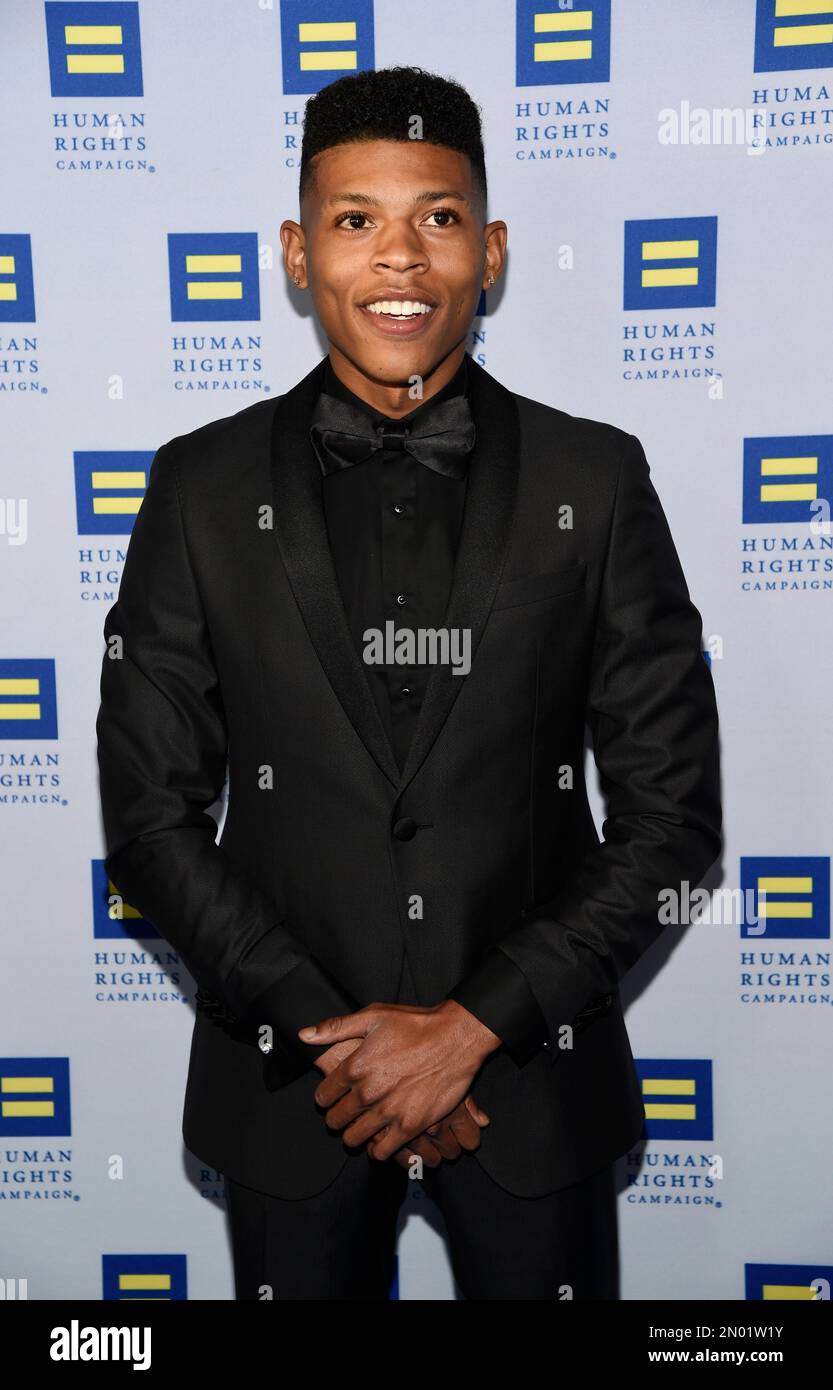Actor Bryshere Yazz Gray poses at the Human Rights Campaign 2016 Los ...