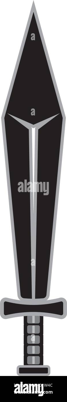 Dagger icon simple element Cut Out Stock Images & Pictures - Alamy