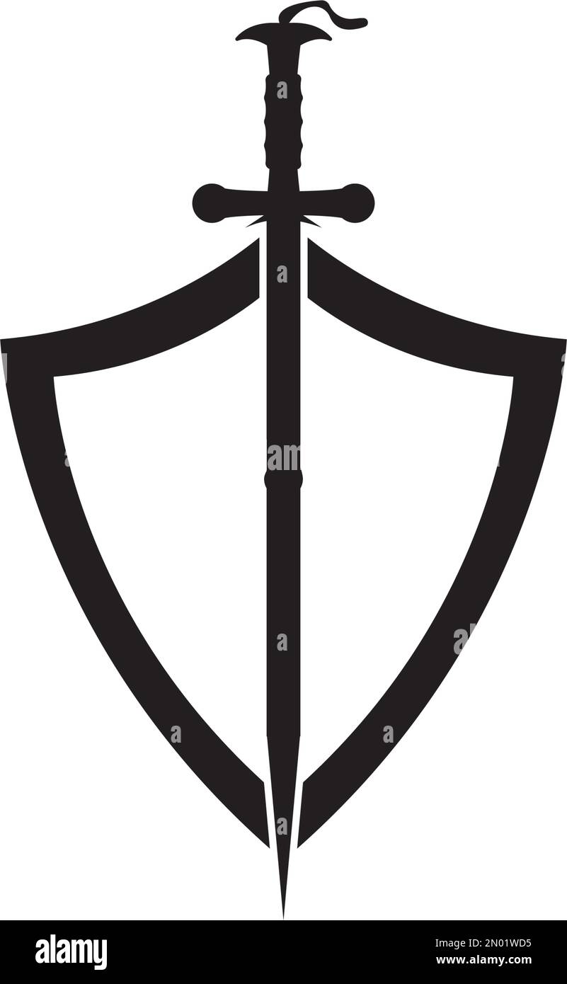 Sword logo vector illustration design Stock Vector Image & Art - Alamy