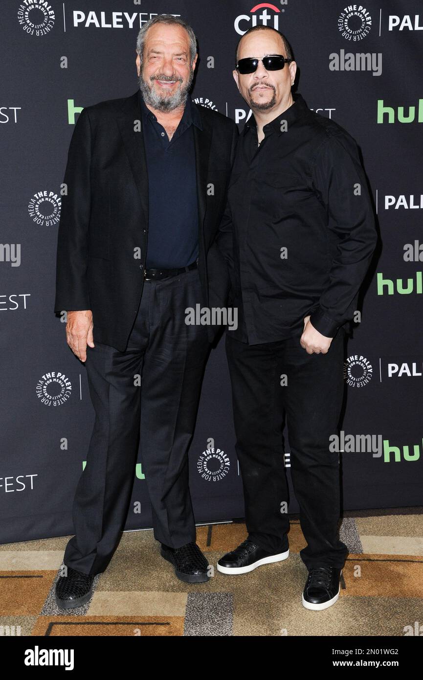 Dick Wolf, left, and Ice-T attend the 33rd Annual Paleyfest: "An ...