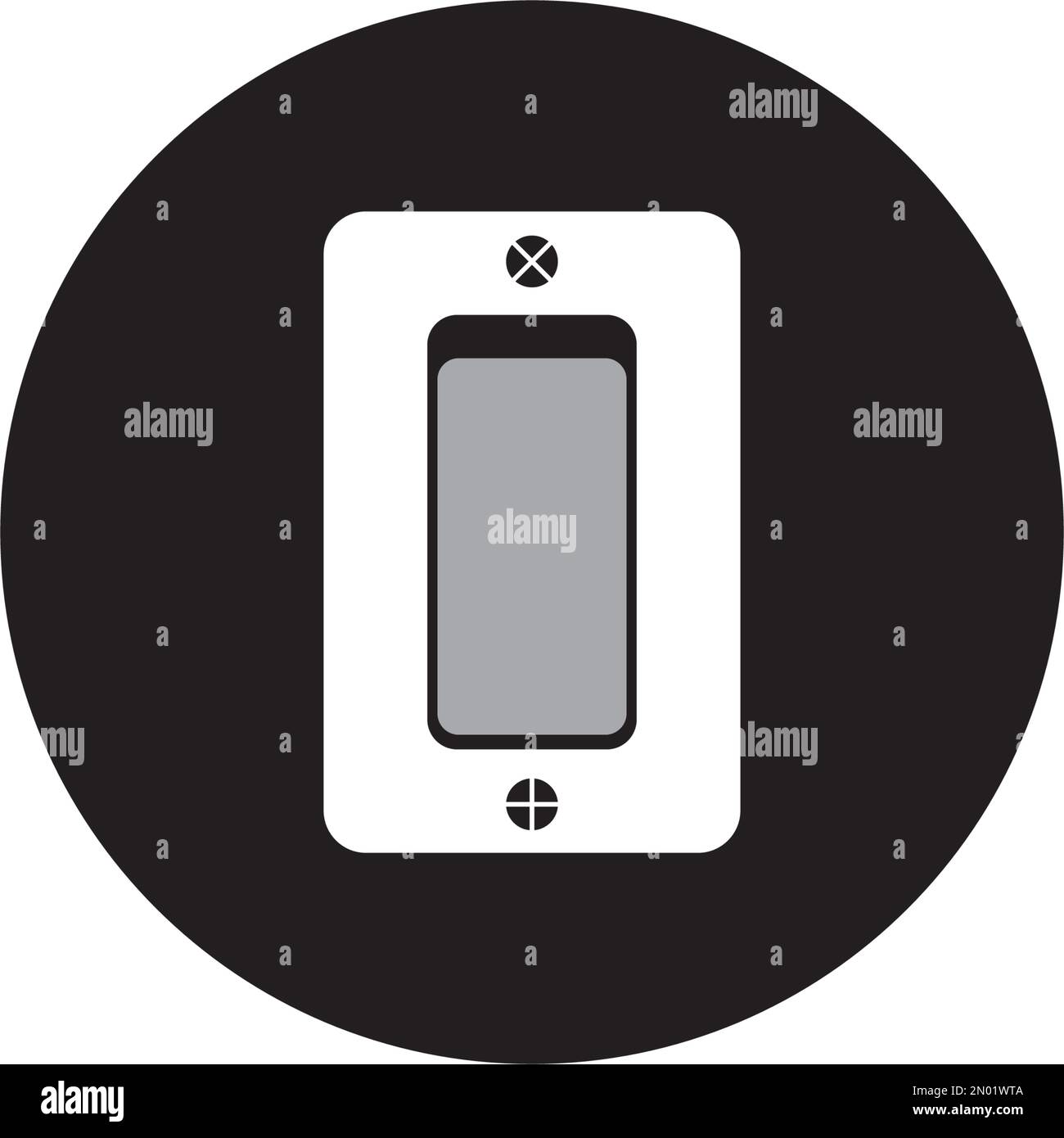 electric switch icon vector logo design Stock Vector Image & Art - Alamy