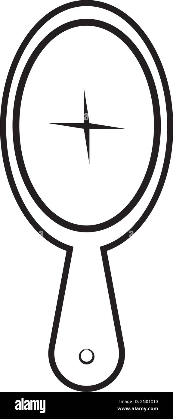 mirror logo vector icon design illustration Stock Vector Image & Art ...