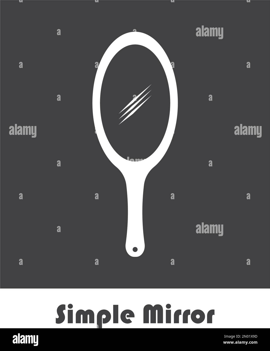 mirror logo vector icon design illustration Stock Vector Image & Art ...