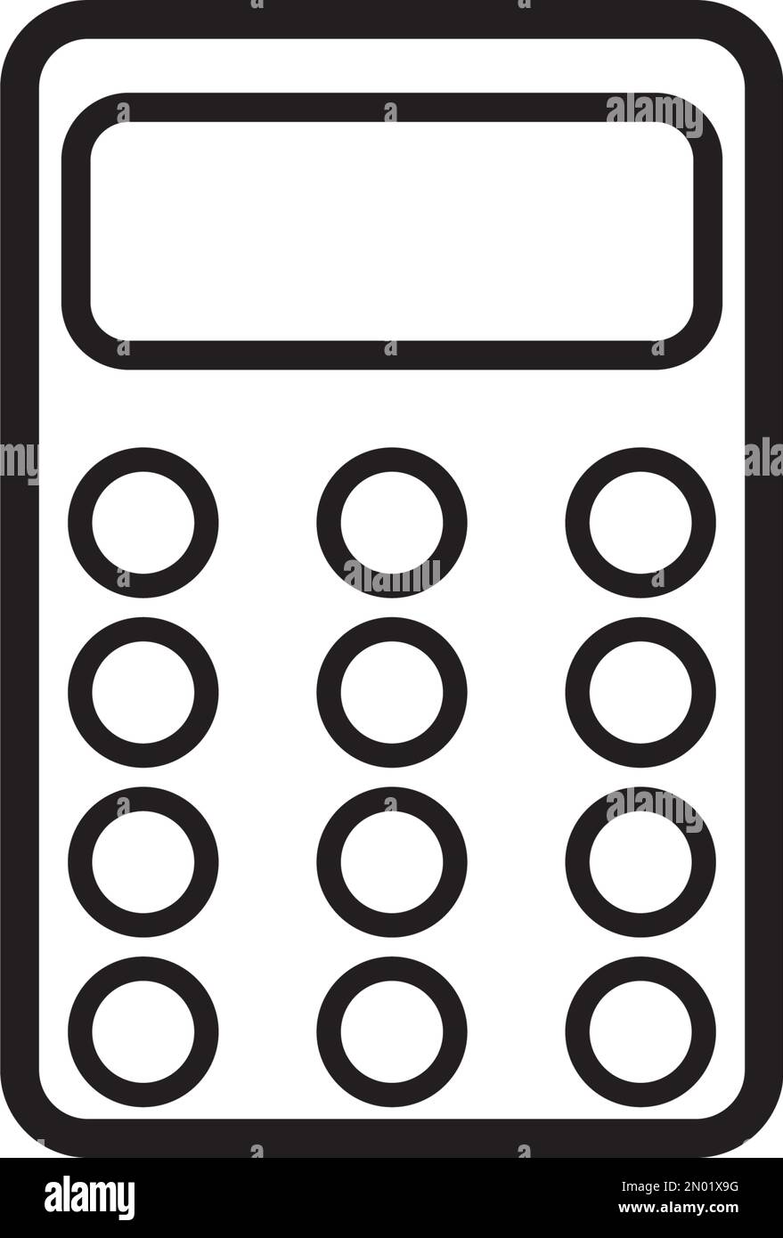 calculator logo vector icon illustration Stock Vector Image & Art - Alamy