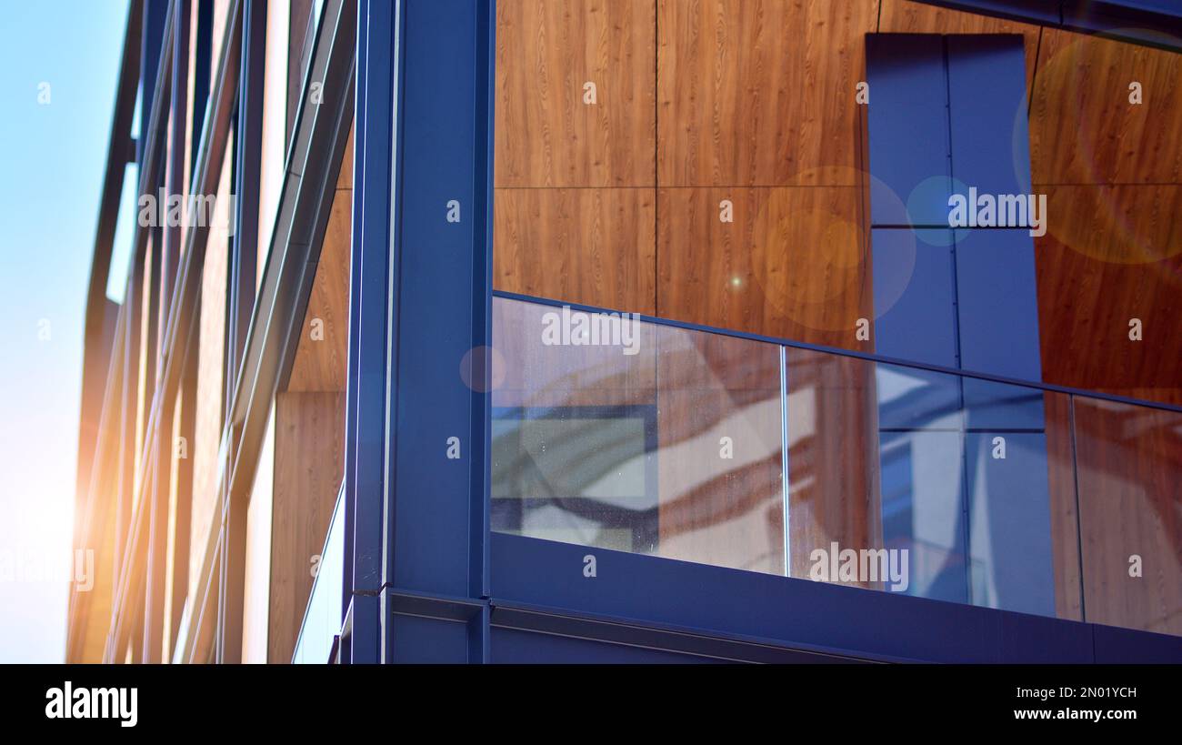 Modern residential building on a sunny day. Apartment house Stock Photo ...