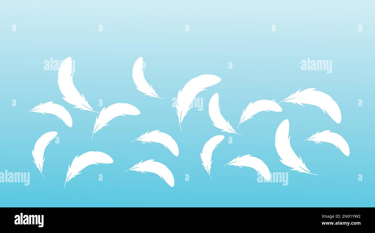 Feather logo background wallpaper illustration design Stock Vector ...