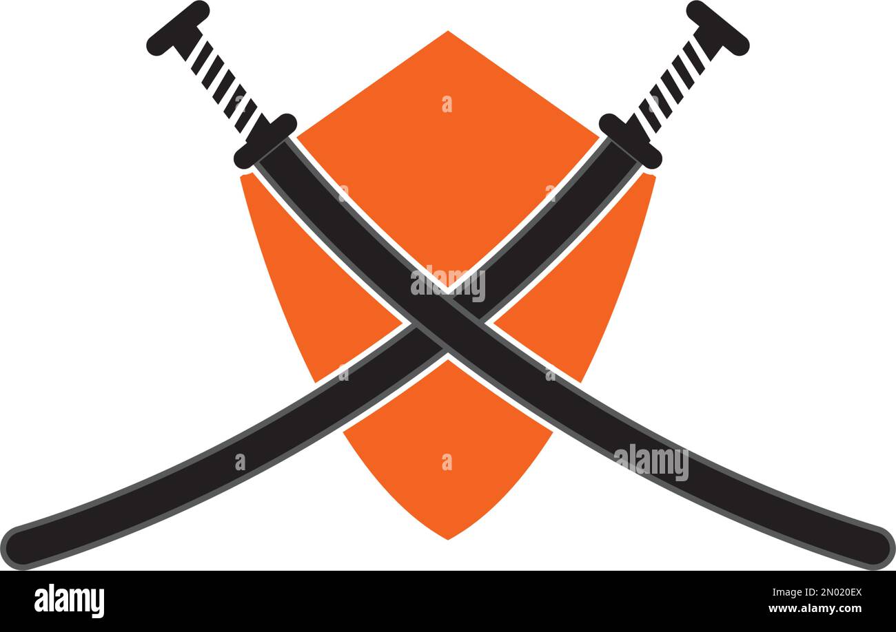 Sword logo vector illustration design Stock Vector Image & Art - Alamy