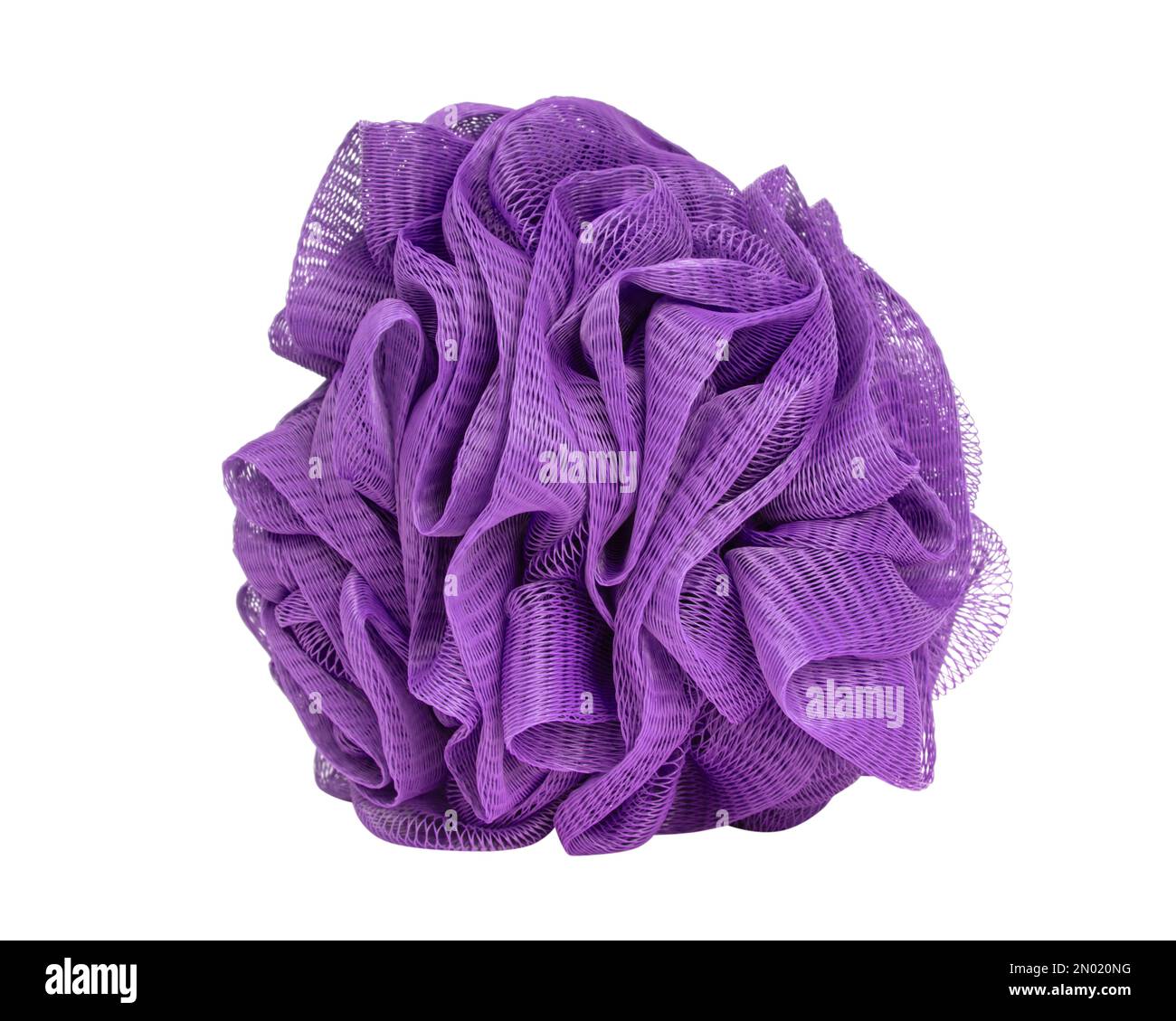 Puff shower bath sponge for care bathroom accessory isolated on the ...