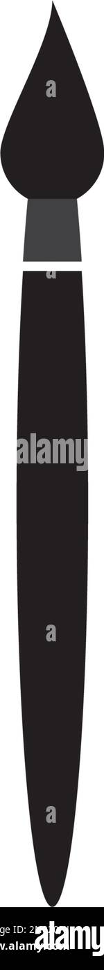 Paint brush logo vector Cut Out Stock Images & Pictures - Alamy