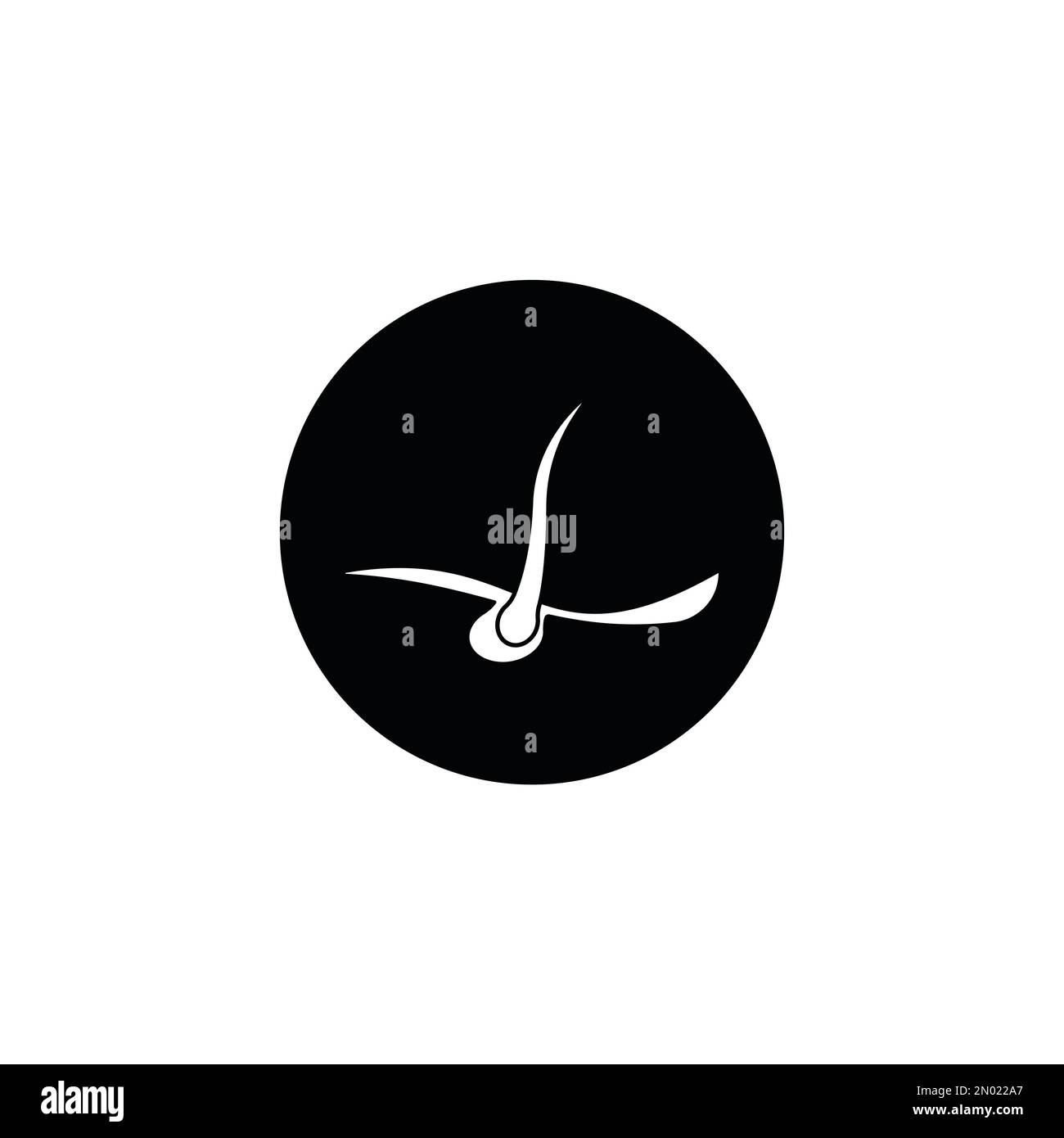 Vector drawing beauty hair Black and White Stock Photos & Images - Alamy