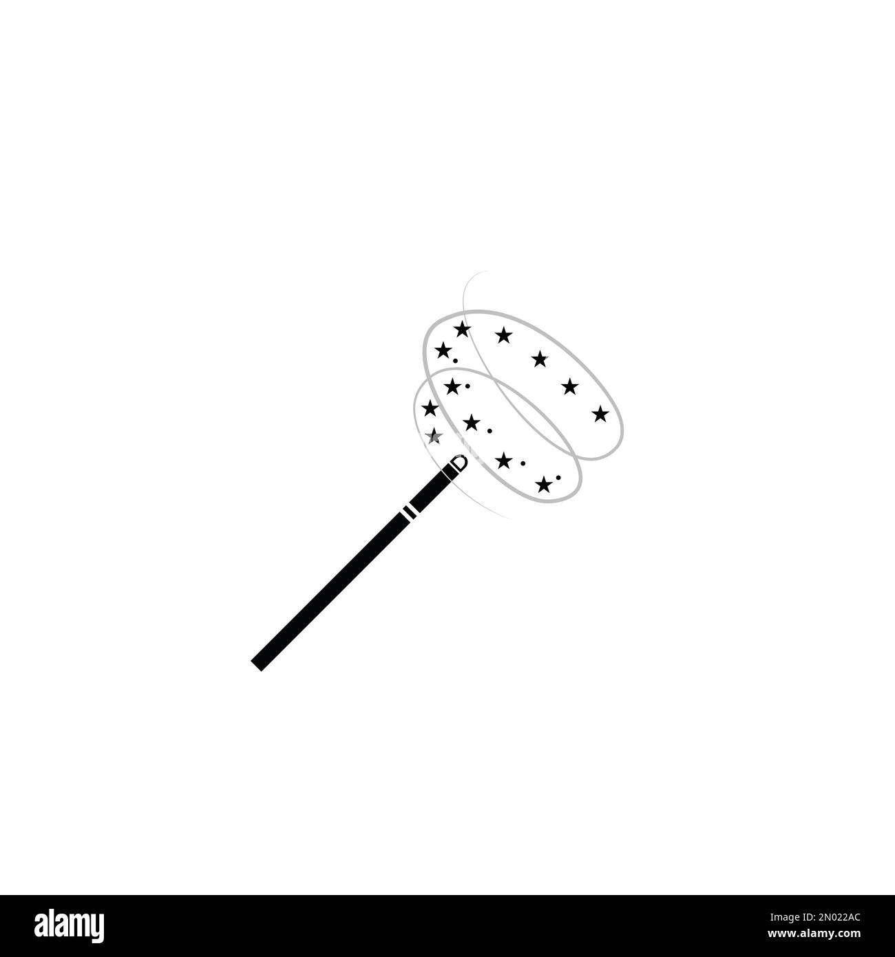 magic wand logo vector illustration design Stock Vector Image & Art - Alamy