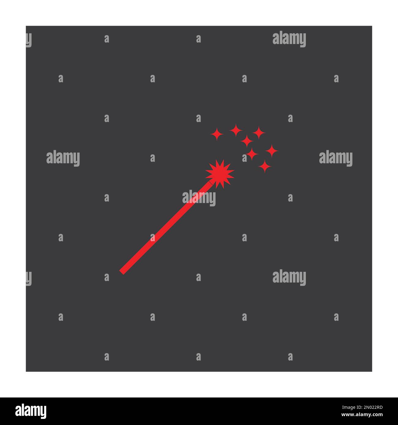 magic wand logo vector illustration design Stock Vector Image & Art - Alamy