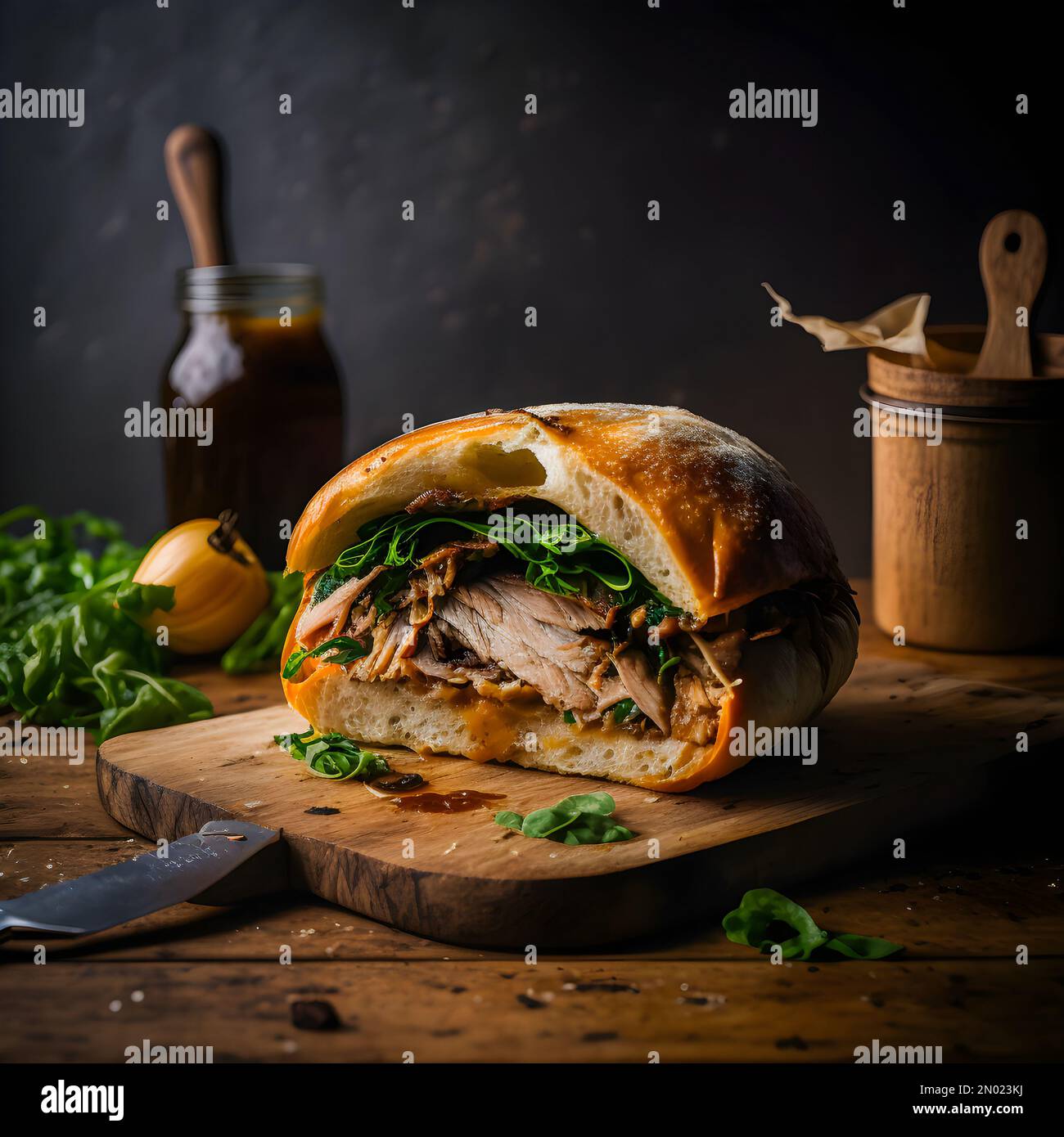 Celebrate the taste of Italy with our Porchetta sandwich italian food ...