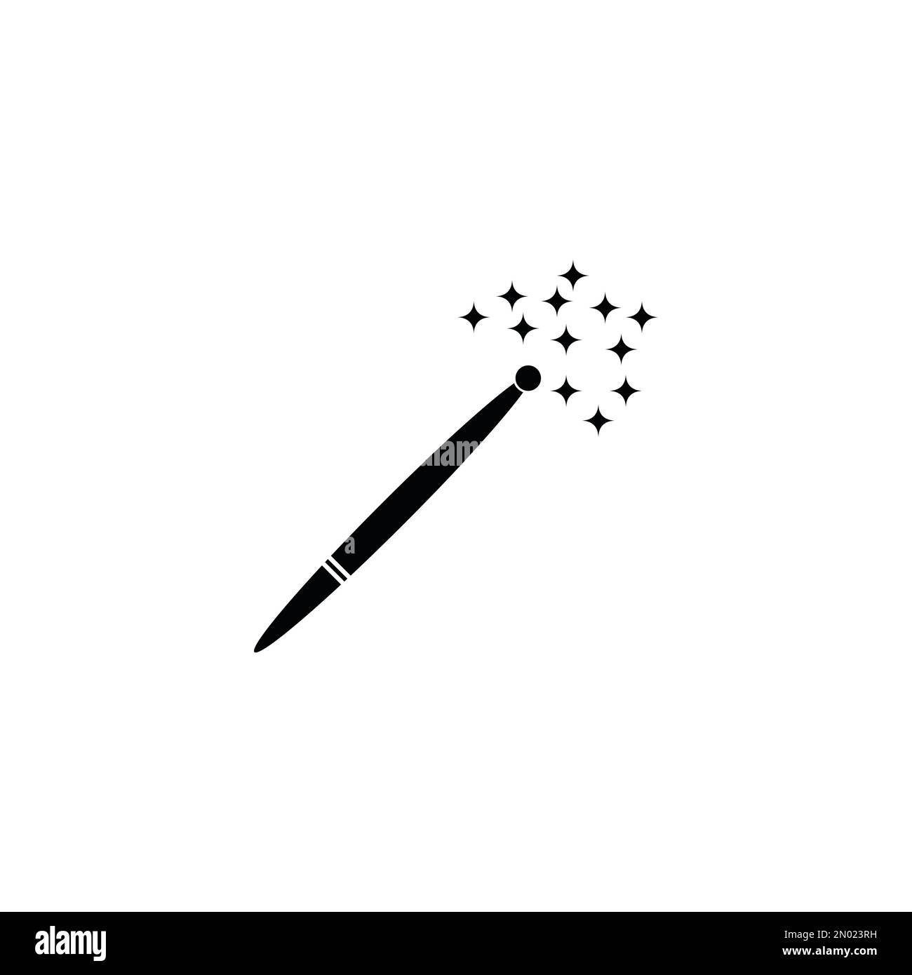 magic wand logo vector illustration design Stock Vector Image & Art - Alamy