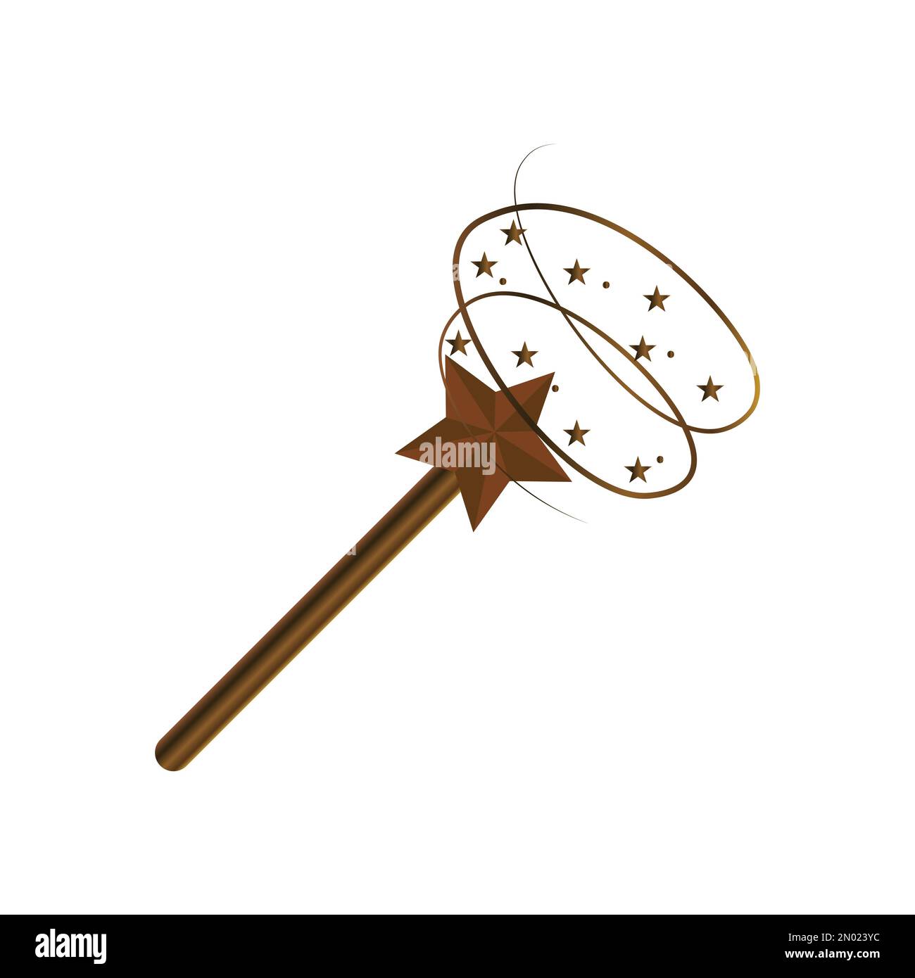 magic wand logo vector illustration design Stock Vector Image & Art - Alamy