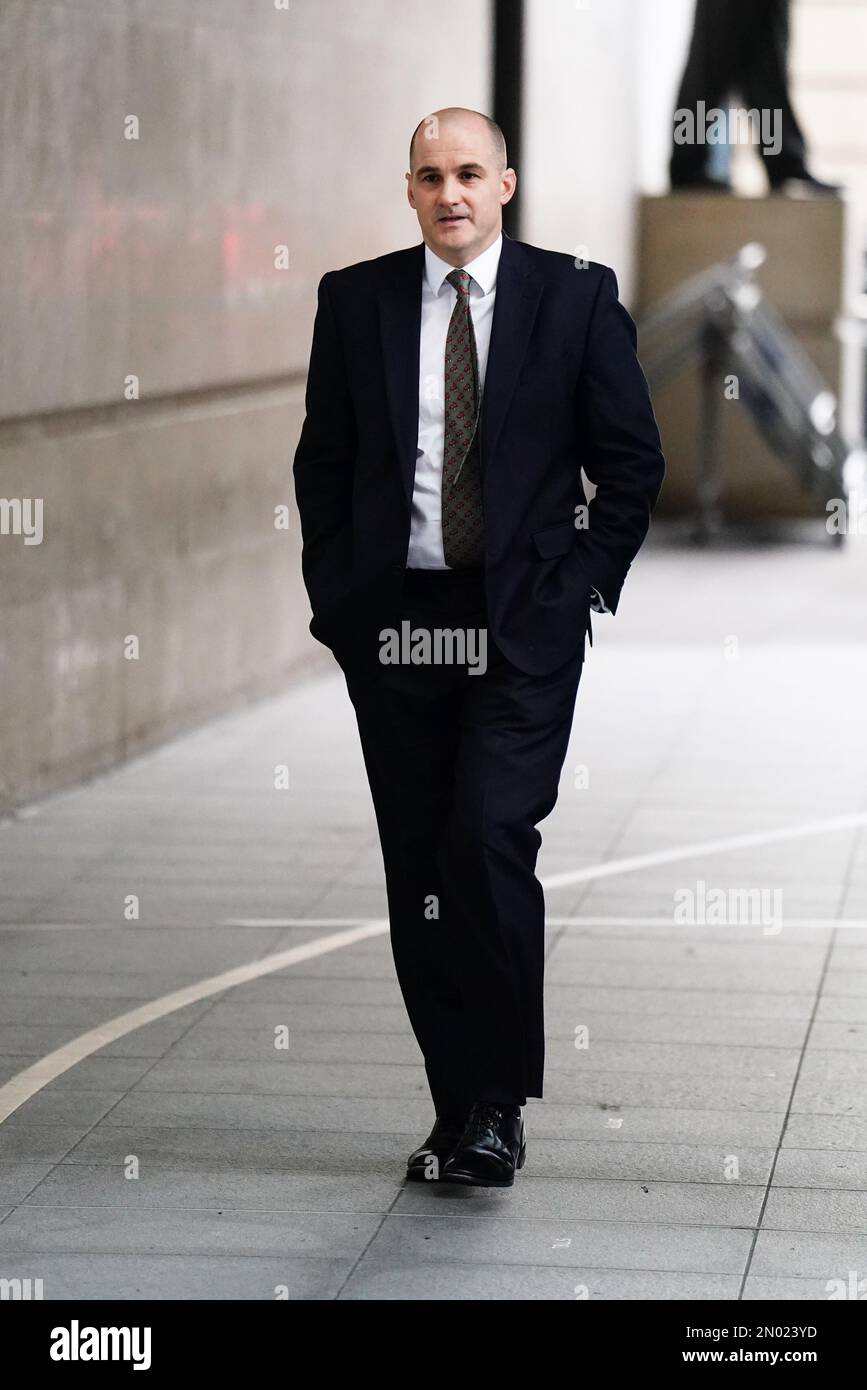 Jake Berry arrives at BBC Broadcasting House in London, to appear on ...
