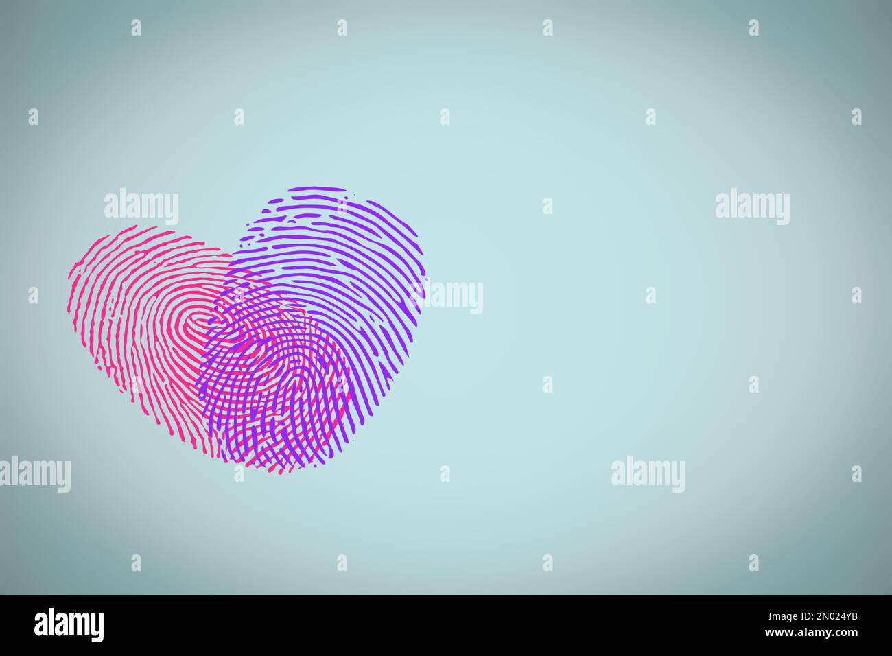 Valentines week special illustration idea. Heart shape made of ...