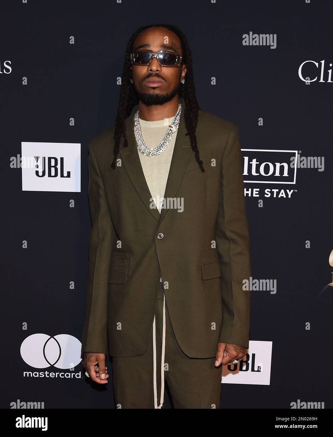 Beverly Hills, USA. 4th Feb 2023. Quavo arriving to the 2023 Pre-GRAMMY ...